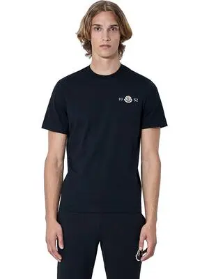 Moncler Crewneck Logo T-shirt - Black