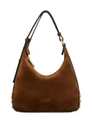 TOD'S Metal Dots Mini Leather Shoulder Bag - Multicolor