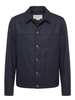 Jacob Cohen Wool Trucker Jacket - Multicolor
