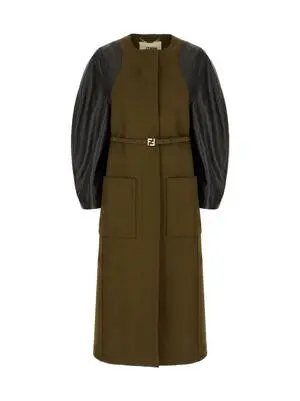 Fendi Clothing Coats - Multicolor