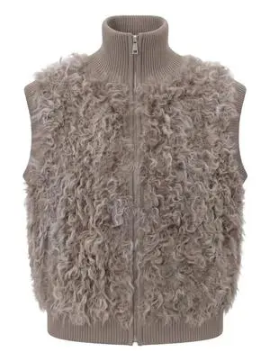 P.a.r.o.s.h P.a.r.o.s.h. Wool Zip Up Vest Multicolor
