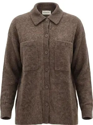 P.a.r.o.s.h Wool Long Sleeve Shirt - Multicolor