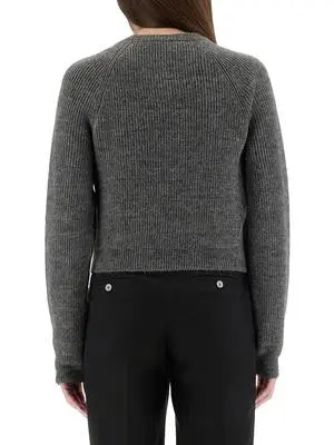 Moschino MOSCHINO Cropped Shirt Gray