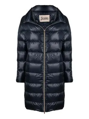 Herno Mid-length Down Coat - Blue