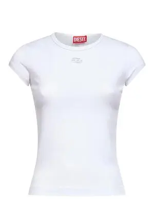 DIESEL® DIESEL Logo Stretch Jersey T-Shirt Multicolor