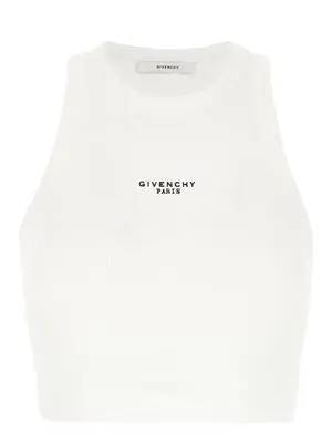 Givenchy Ribbed Crop Top - Multicolor