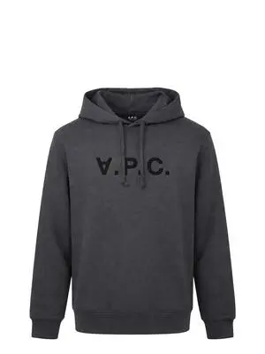 A.p.c. Sweatshirt With Logo - Black