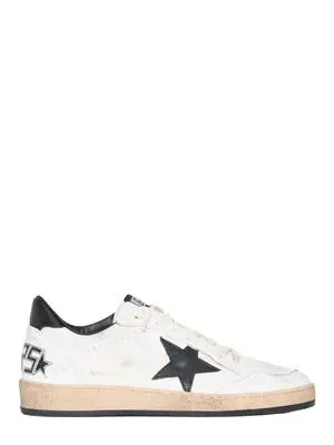 GOLDEN GOOSE Ball Star Leather Sneakers - Multicolor