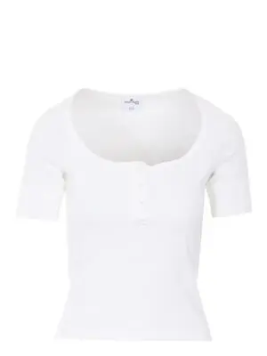 COURREGES COURREGES Buttoned 90's Top White