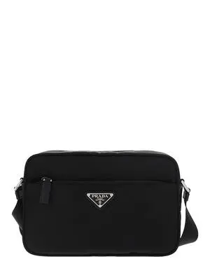 Prada Re-nylon And Saffiano Leather Bag - Black