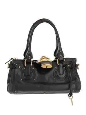 Chloé Chloé Paddington Leather Shoulder Bag Multicolor