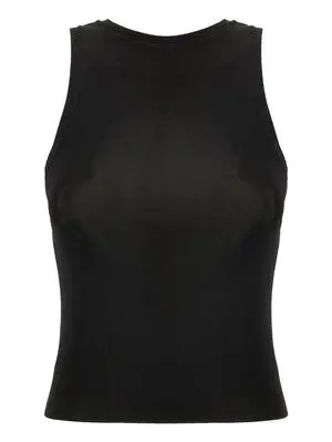 SAINT LAURENT SAINT LAURENT Sleeveless Ribbed Knit Top