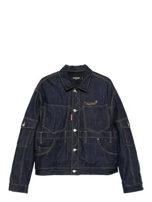 Dsquared2 Cargo Denim Jacket - Multicolor