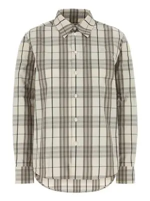 Burberry Embroidered Poplin Shirt - Multicolor