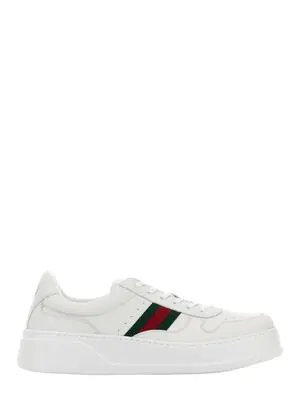 Gucci Leather Sneakers - White