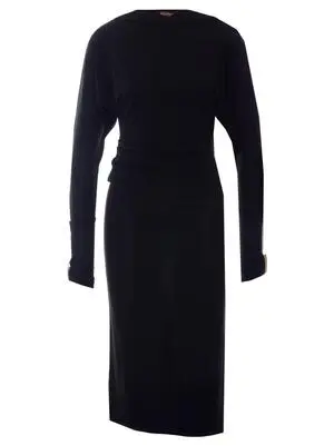 Max Mara Cut-out Dress - Black