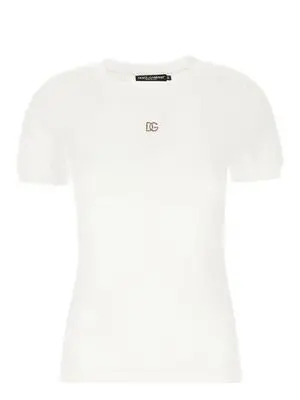Dolce & Gabbana Logo Embellished T-shirt - Multicolor