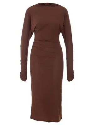 Max Mara Mstsalvo Dress - Brown