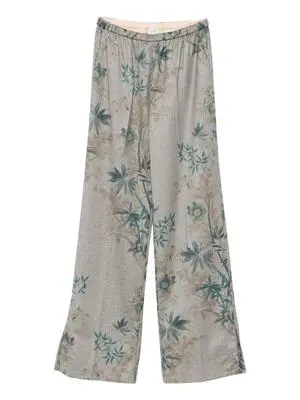 FORTE_FORTE Printed Fluid Trousers Multicolor