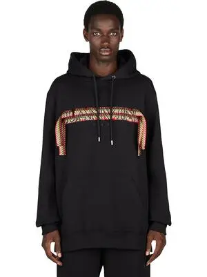 LANVIN Curblace Hooded Sweatshirt - Black