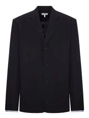 Loewe Sartorial Wool Jacket - Black