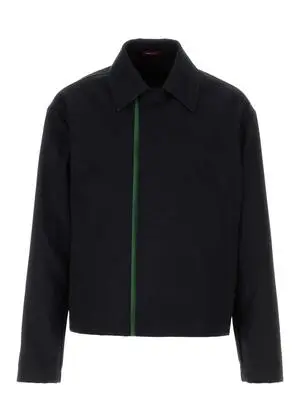 Gucci Midnight Blue Gabardine Jacket - Black