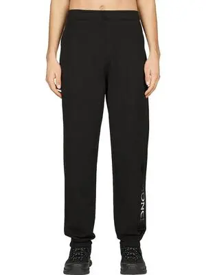 Moncler Logo Print Track Pants - Black