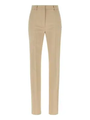 Sportmax Fetta Cigarette Trousers - Cream