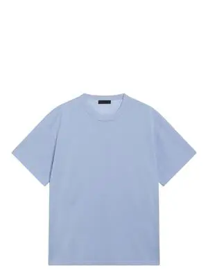 Prada Sky Cotton T-shirt - Blue