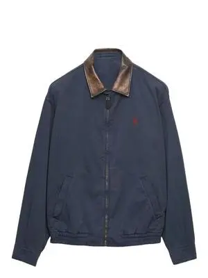 Prada Cotton Bomber Jacket - Blue