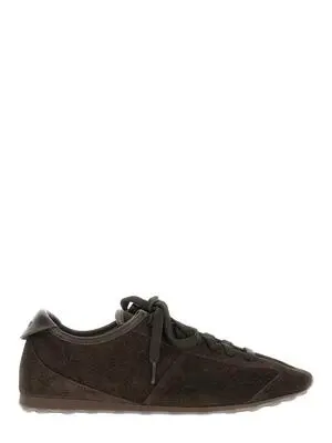 Jacquemus Suede Tennis Sneakers - Brown