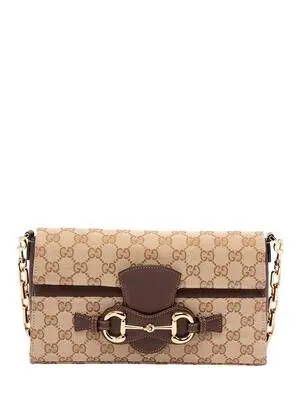 Gucci Gucci Women New Horsebit Crossbody Bag Multicolor