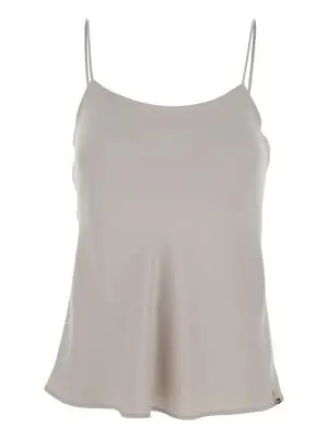 HERNO HERNO Tech Fabric U-Neck Tank Top