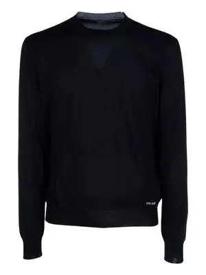 Prada Silk Pullover - Black