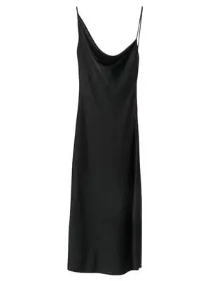 Stella McCartney Asymmetric Slip Dress - Black