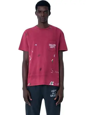 GALLERY DEPT. Logo Motif T-shirt - Red