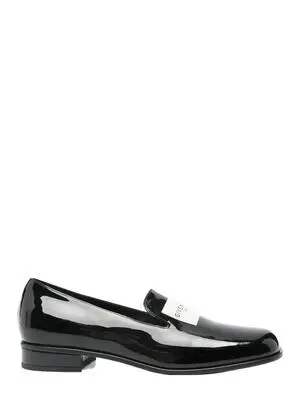 Givenchy Tux Loafers In Patent Leather - Black