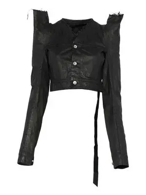 Rick Owens Fringed Jacket - Black