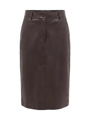 P.a.r.o.s.h Leather Skirt - Multicolor