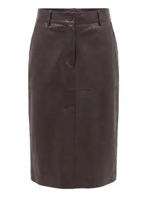 P.a.r.o.s.h Leather Skirt - Multicolor