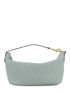 Gucci Vanity Handbag In Gg Monogram Jacquard Fabric With Zip Closure - Blue