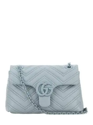 Gucci Gg Marmont Small Shoulder Bag - Blue