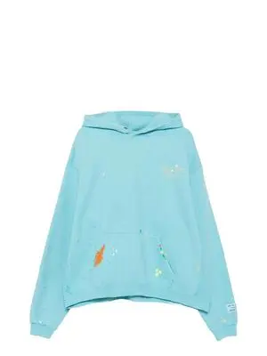 GALLERY DEPT. Paint-splatter Logo Hoodie - Blue
