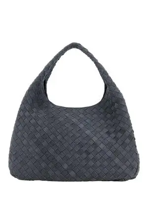 Bottega Veneta Campana Shoulder Bag - Gray