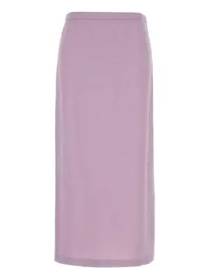 Gucci Crepe Skirt - Purple