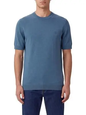 Gucci Gg Cotton Knit Top - Blue