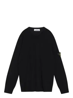 Stone Island STONE ISLAND Virgin Wool Crew-Neck Sweater Blue