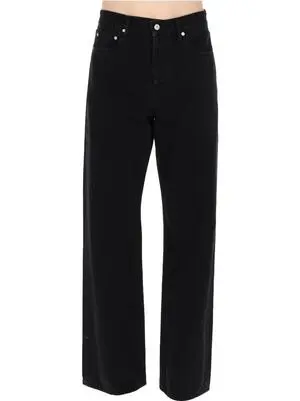 Jacquemus Straight Leg Jeans - Black