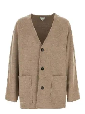 Bottega Veneta Wool Blend Cardigan - Gray