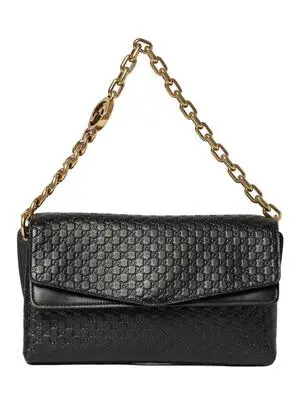 Gucci Medium Chain Shoulder Bag - Black